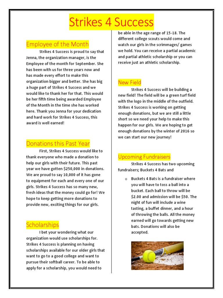 Strikes 4 Success | PDF