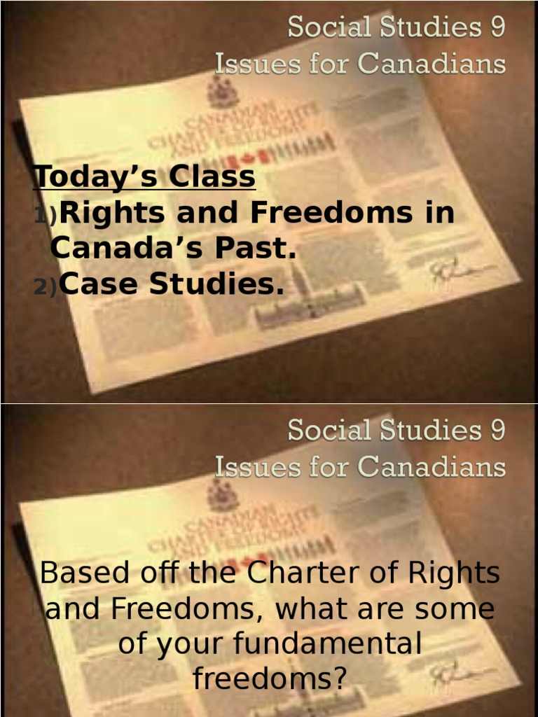 Understanding Canadian Rights and Freedoms | PDF | Politics