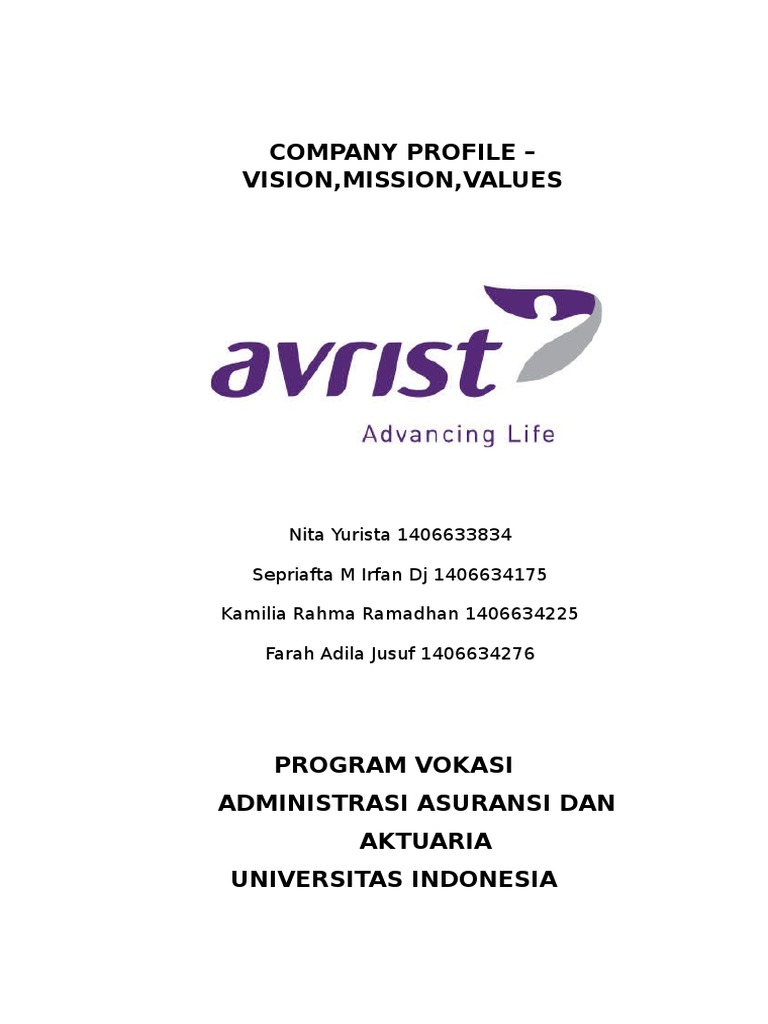 AVRIST INSURANCE COMPANY PROFILE | PDF | Sharia | Actuary