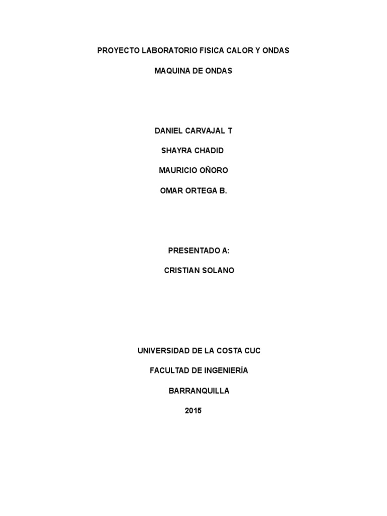 Maquina de Ondas | PDF | Olas | Frecuencia