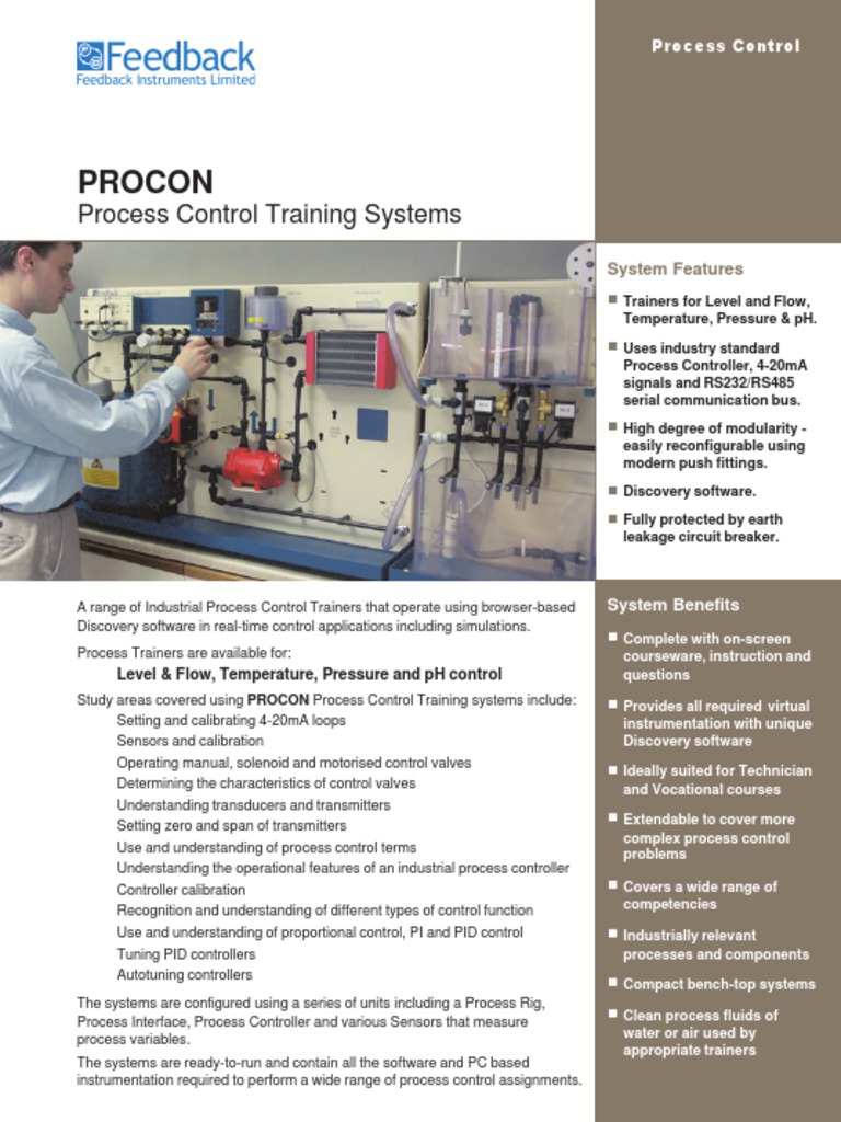 Procon: Process Control Training Systems | PDF | Programmable Logic ...