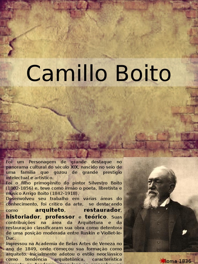 Camillo Boito | PDF