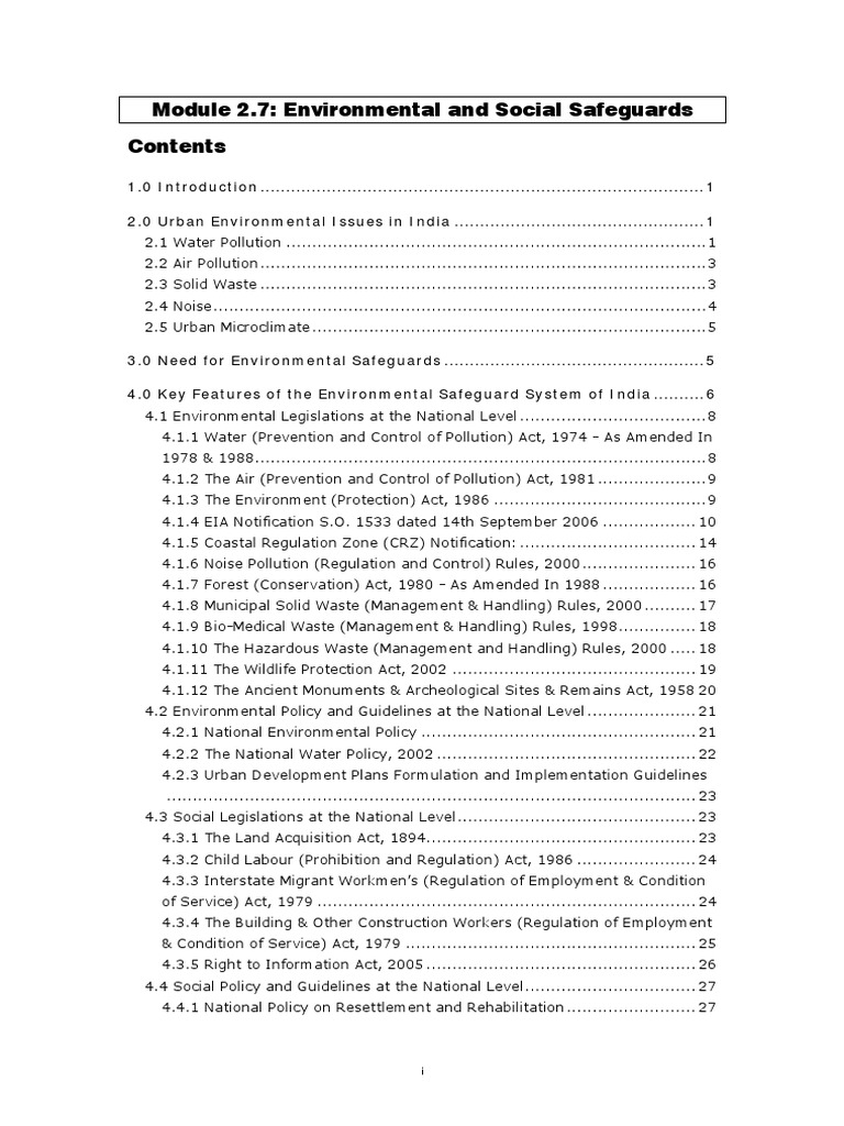 RTP Mod-2.7 | PDF | Environmental Impact Assessment | Waste Management