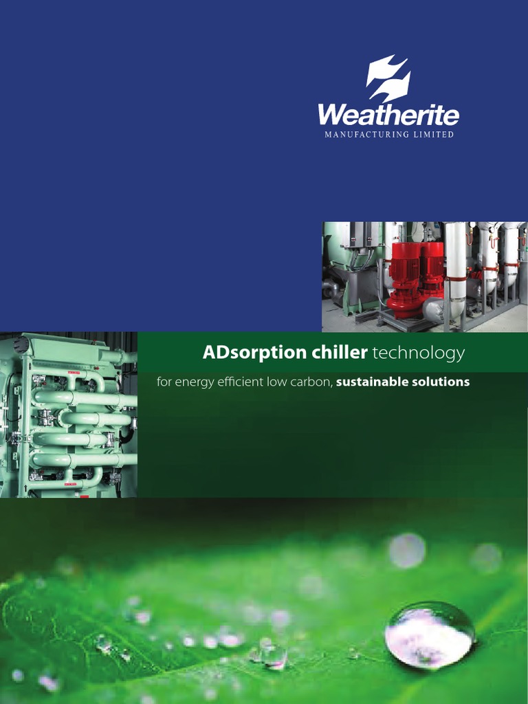Ads or Ption Chillers | PDF | Cogeneration | Refrigeration