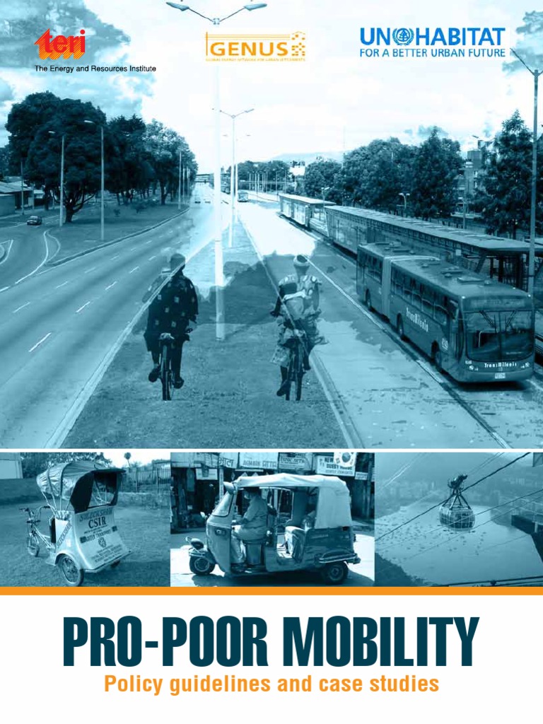 Pro-Poor Mobility Policy Guidelines | PDF | Public Transport | Transport