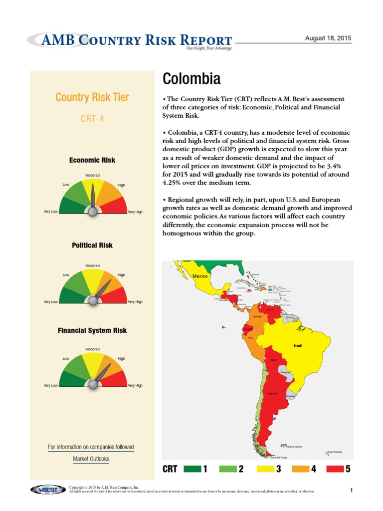 Colombia PDF | PDF | Risk | Insurance