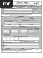 BIR Form 2305 Excel | PDF | Payments | Government
