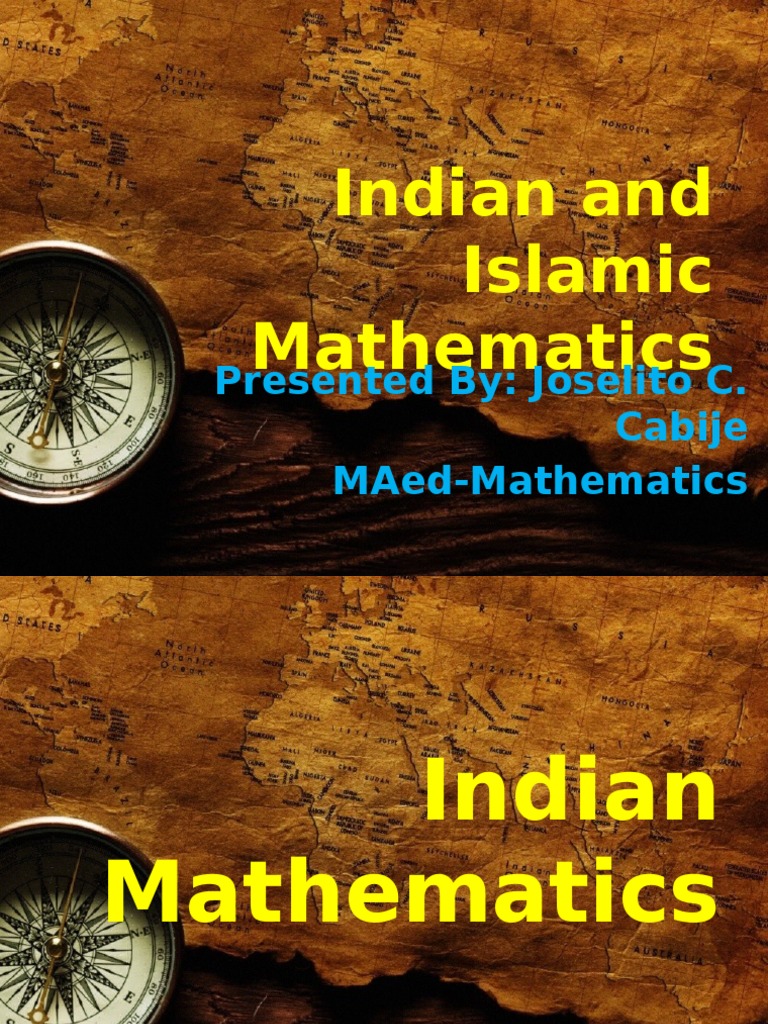 Indian and Islamic Mathematics | PDF | Trigonometric Functions ...