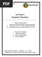 Exp8-Preparation and Studies of Potassium Tris (Oxalato) Aluminate (III ...