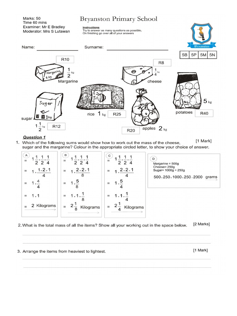 Exam Assessment Details and Marks | PDF