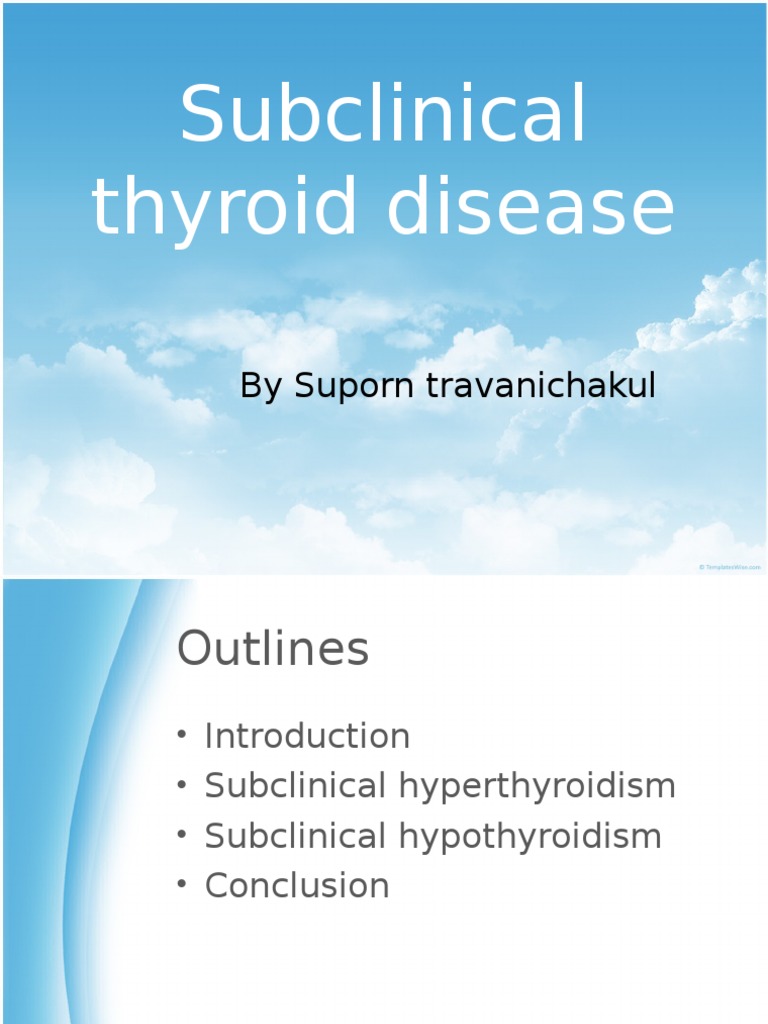 Subclinical Thyroid Disease | Hypothyroidism | Thyroid Disease