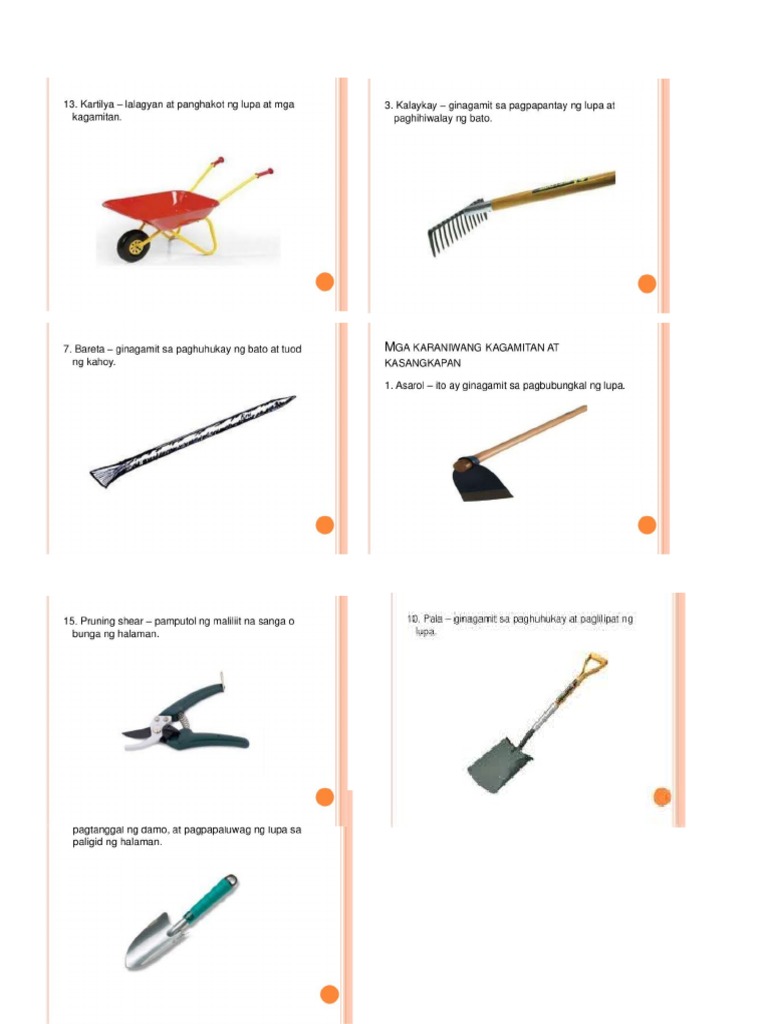 Mga Kagamitan Sa Paghahalaman | PDF