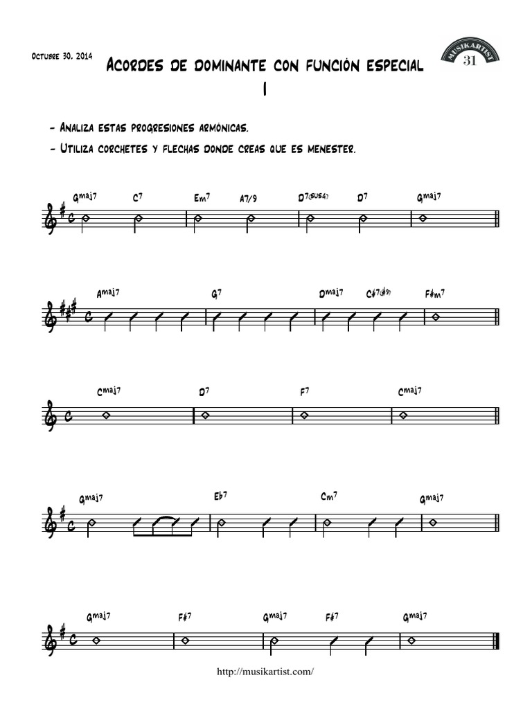 Analiza Las Progresiones Armónicas | PDF