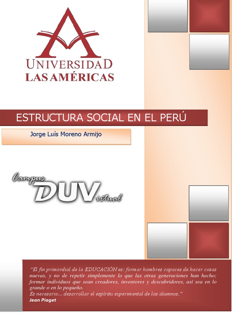 Estructura Social en El Perú | PDF | Casta | Clase media