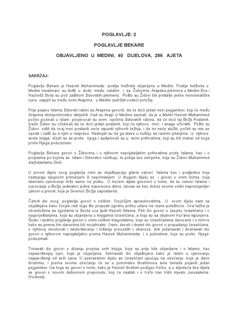 002 Sura El-Bekare | PDF