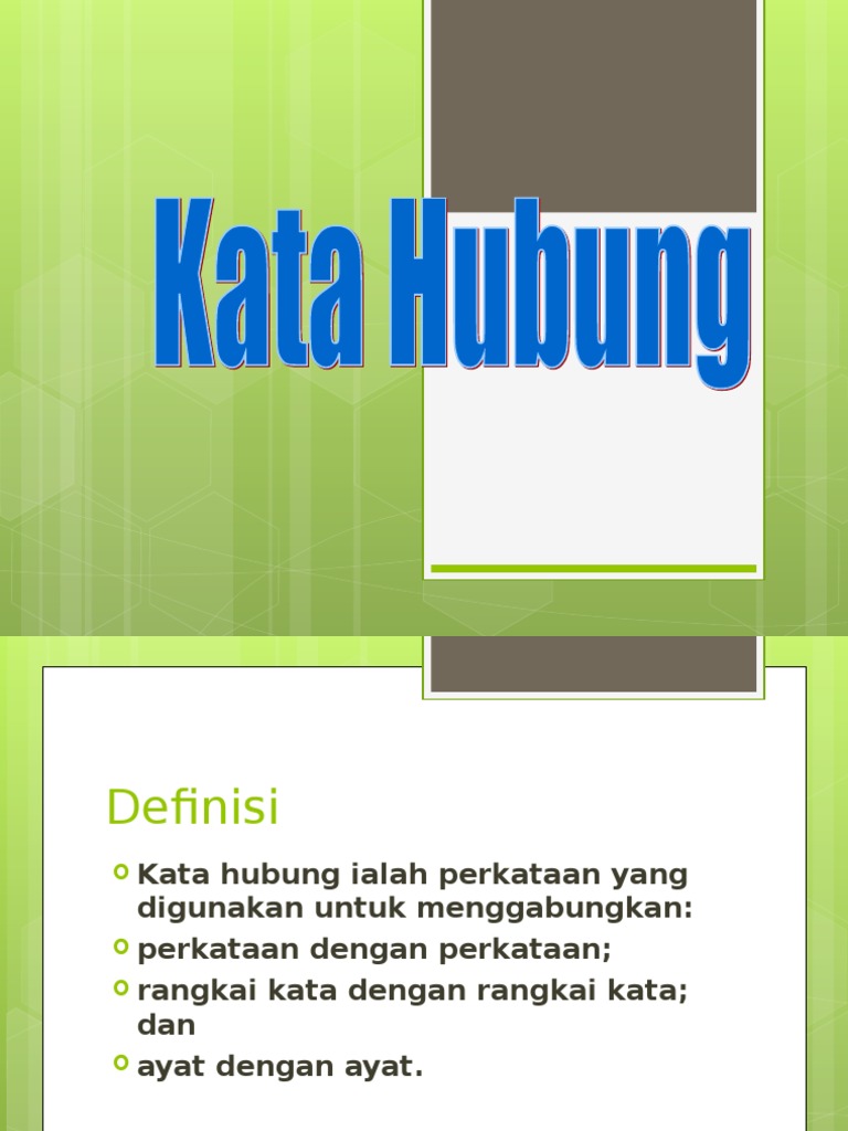 Kata Hubung Powerpoint | PDF