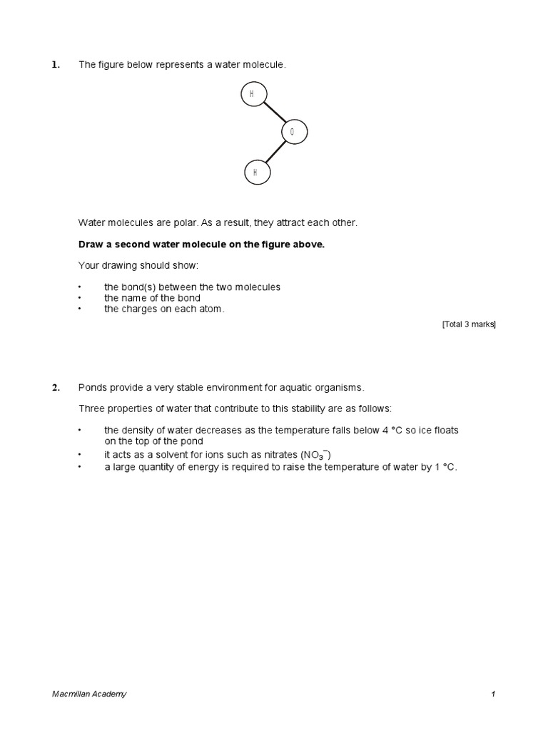 Every Biological Molecules Question | PDF | Polysaccharide | Dna