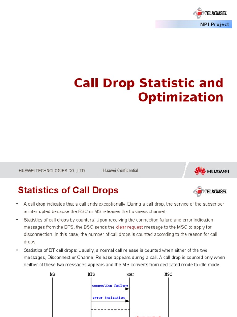 Call Drop Statistics and Optimization | PDF | Electromagnetic ...