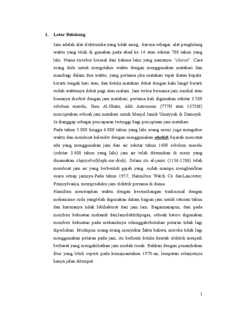 Proposal Jam Digital Ic 7493 | PDF