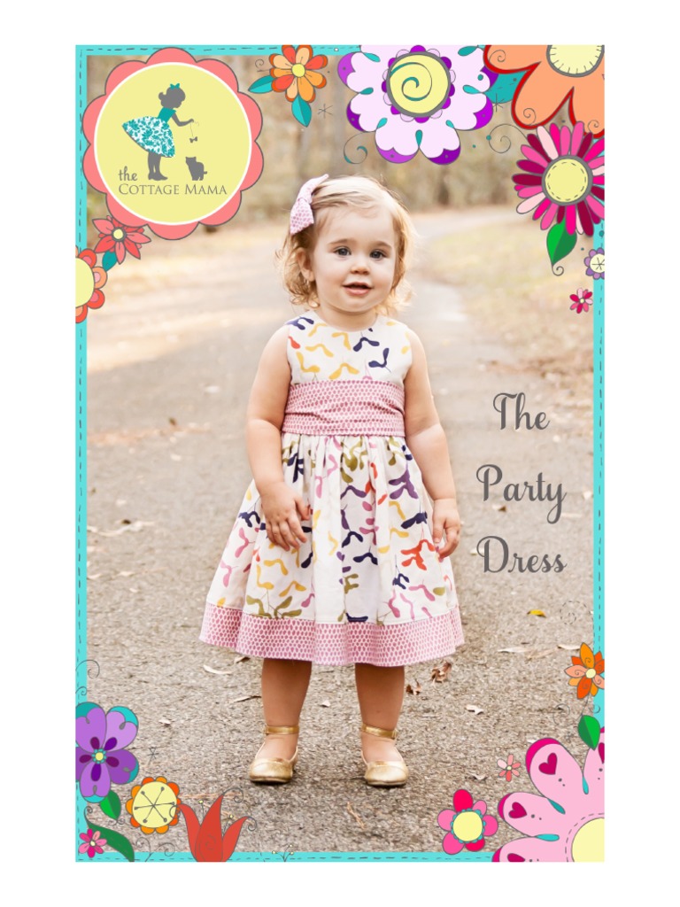 The Party Dress Pattern | PDF | Seam (Sewing) | Sewing