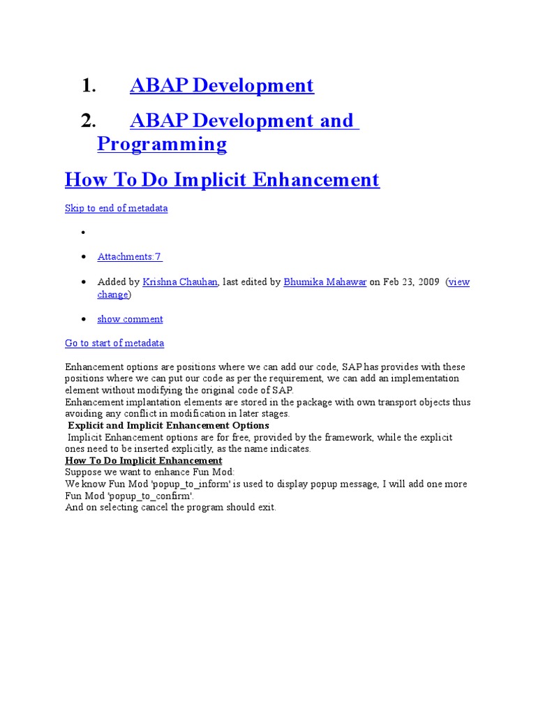 Implicit Enhancement | PDF | Class (Computer Programming) | Subroutine