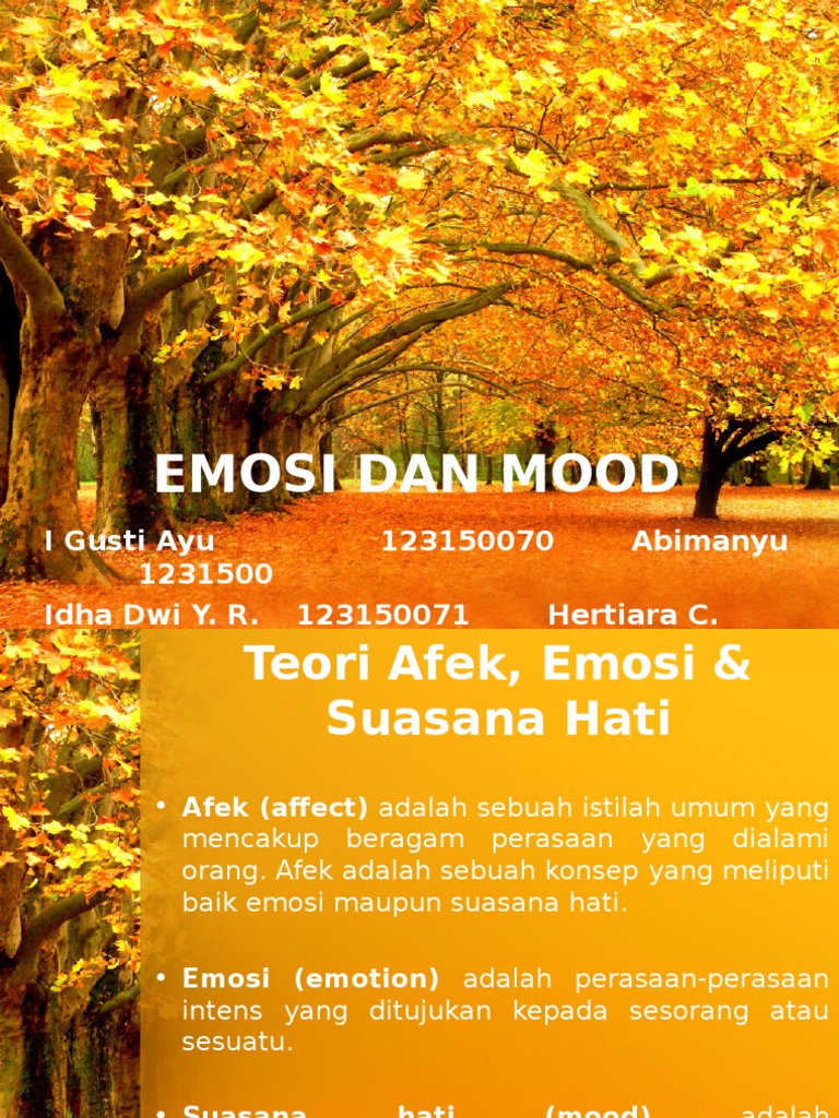 Emosi Dan Mood | PDF | Pengembangan Diri