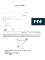 Equations of Motion Worksheet | PDF
