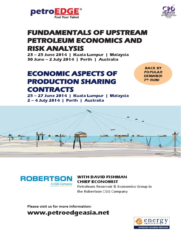 Upstream - Petroleum Economic Aspects | PDF | Economies | Money