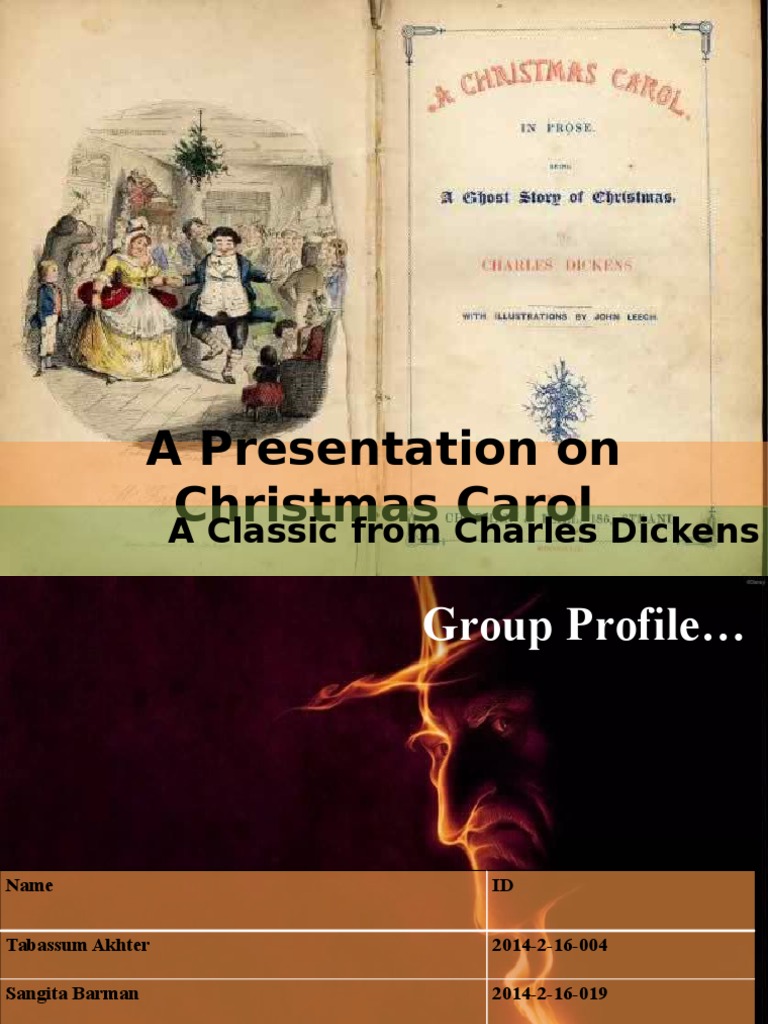 Christmas Carol Presentation | PDF | Ebenezer Scrooge | A Christmas Carol