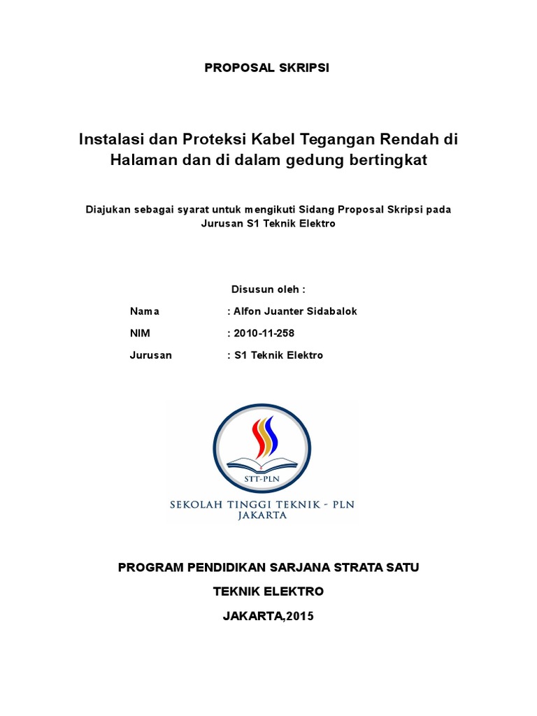 Proposal Skripsi New | PDF | Teknologi & Rekayasa