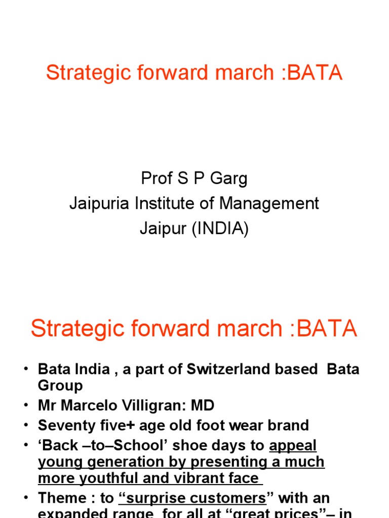 Bata Strategy | PDF | Retail | Economies