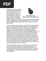 12 Volt Relay Wiring Diagram | PDF | Relay | Switch