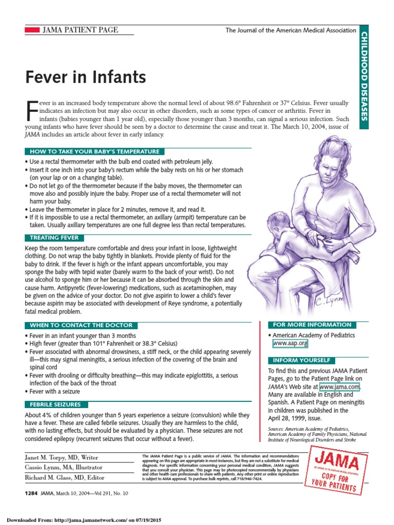 Management of Fever in Children | PDF | Fever | Rectum