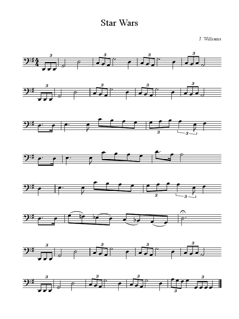 Star Wars-Main Theme | PDF
