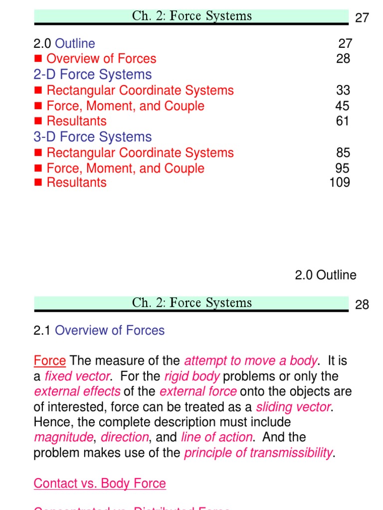 Statics Chapter 2 | PDF | Force | Euclidean Vector