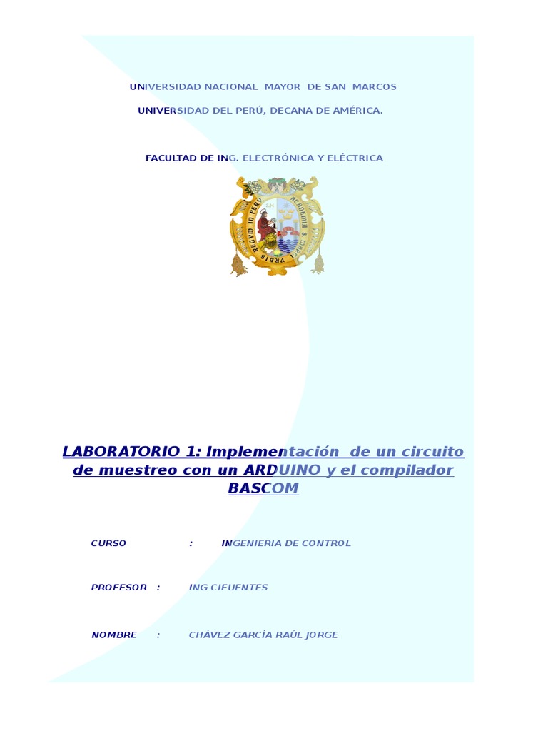 Lab 1 Ing Control | PDF | Arduino | Programación de computadoras