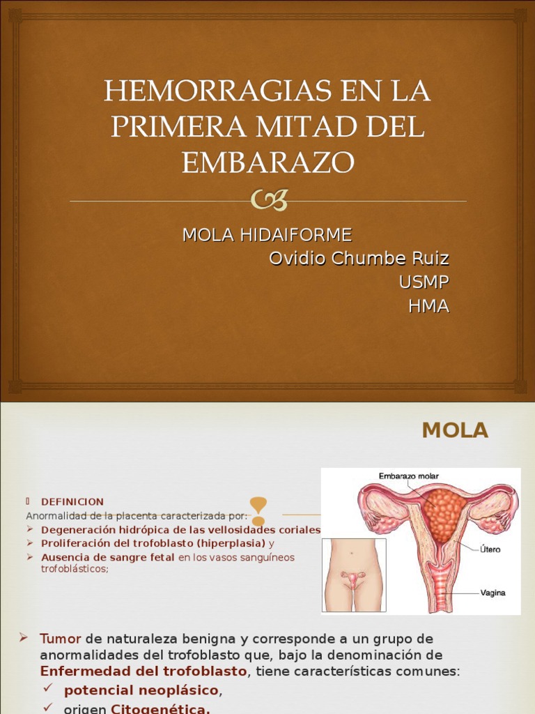 Mola | PDF | El embarazo | La salud de la mujer