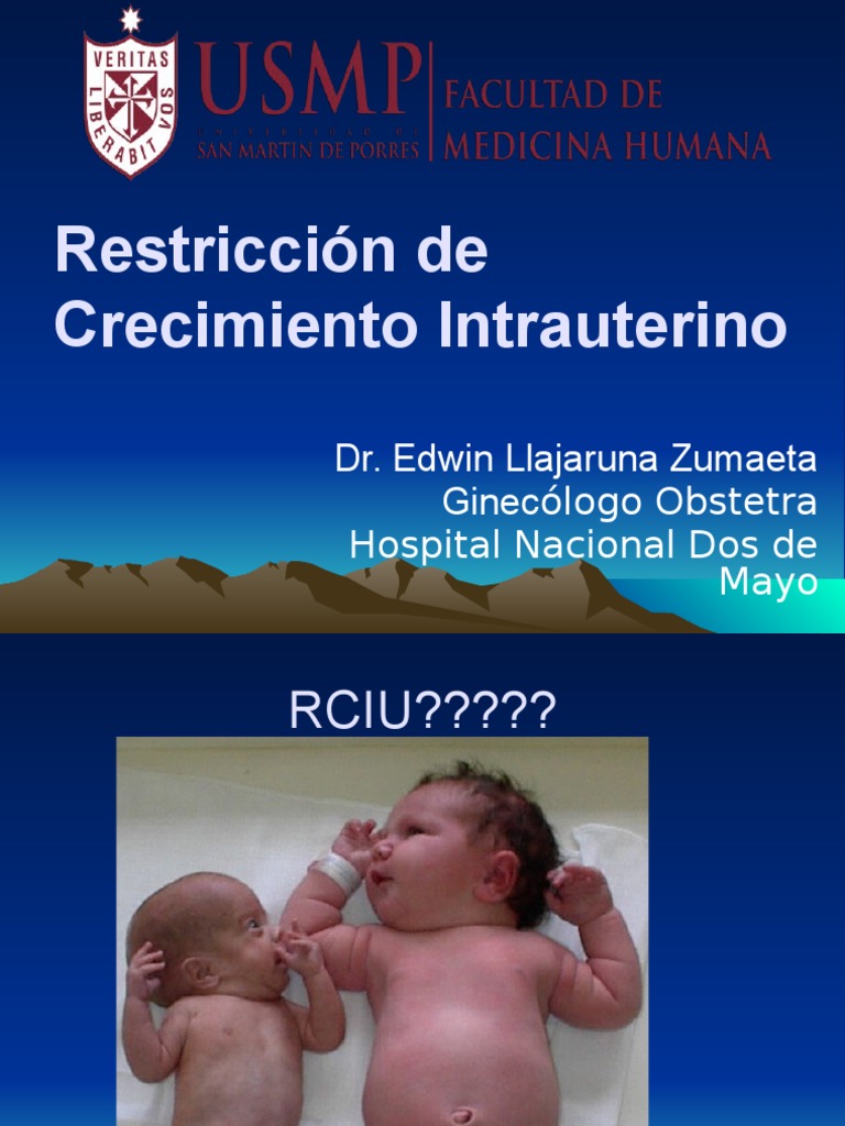 Restricción del Crecimiento Fetal | PDF | El embarazo | Parto