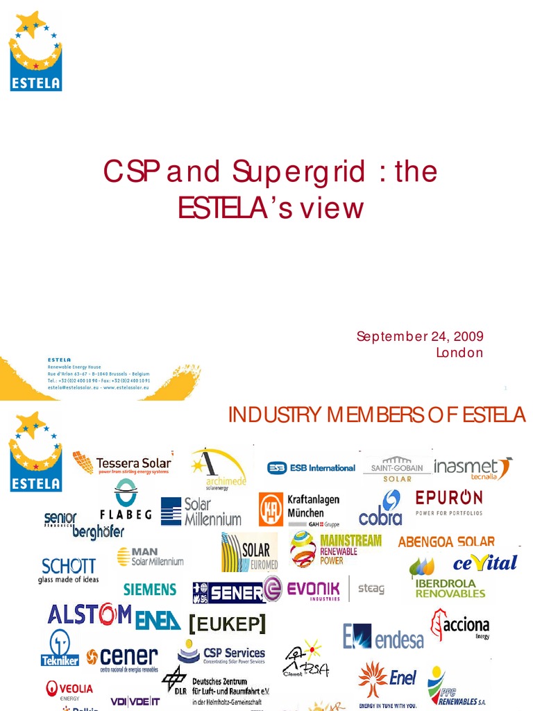 Estella London 24 09 09 | PDF | High Voltage Direct Current | Solar Power