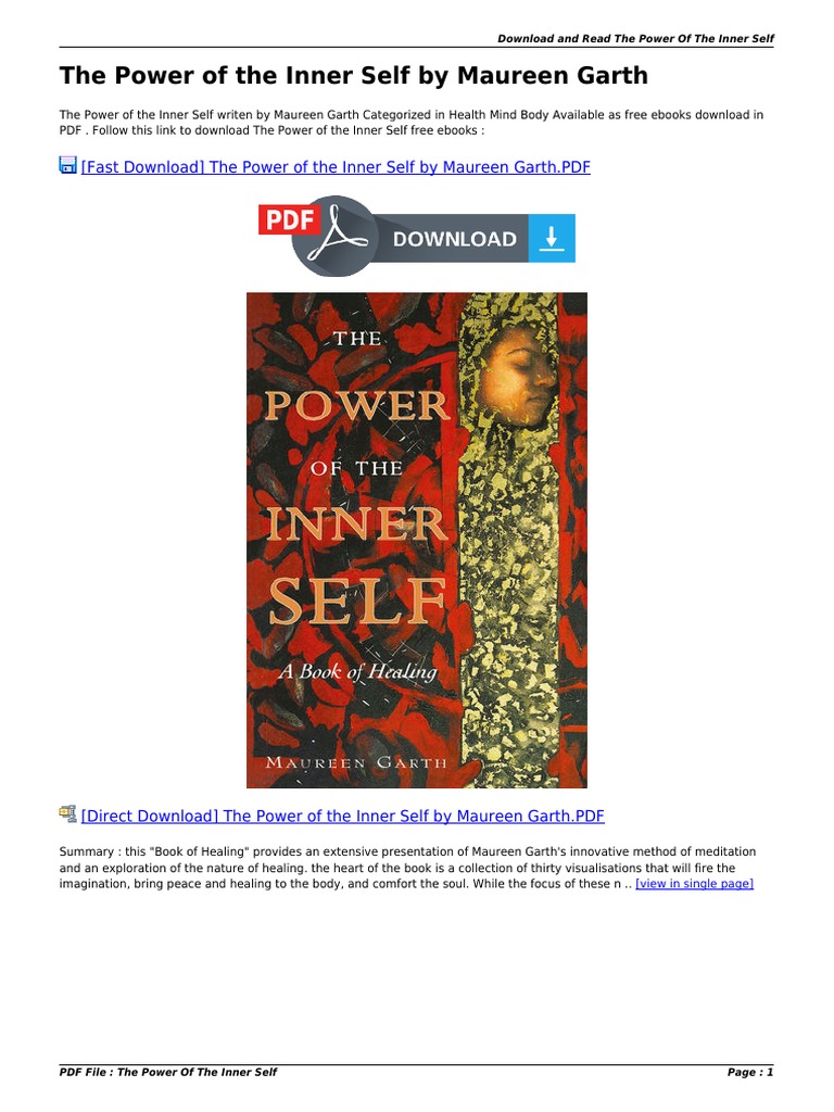 Download The Power of the Inner Self | PDF | Meditation | Self Realization
