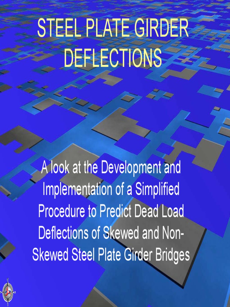 Steel Plate Girder Deflections | PDF | Slope | Finite Element Method