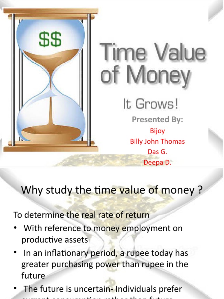 Time Value of Money Presentation | PDF