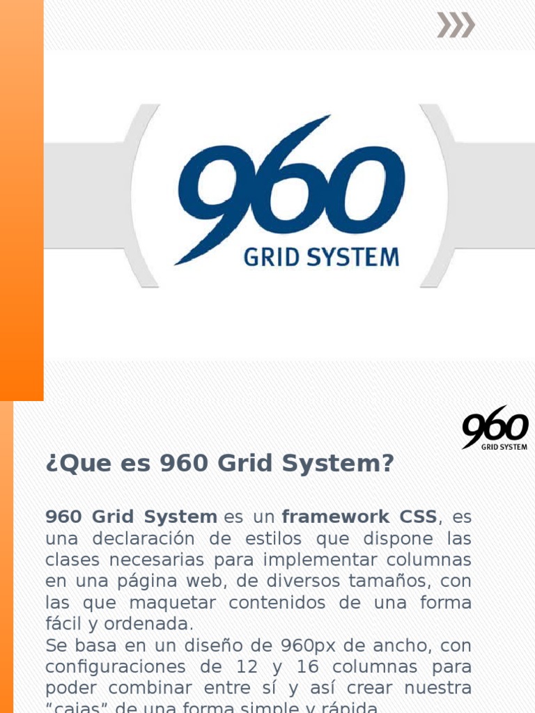 960 Grid System | Descargar gratis PDF | Hojas de estilo en cascada | Red mundial