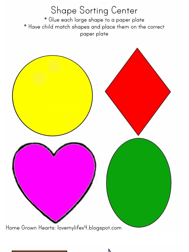 Shape Beginnings: Sorting Center | PDF