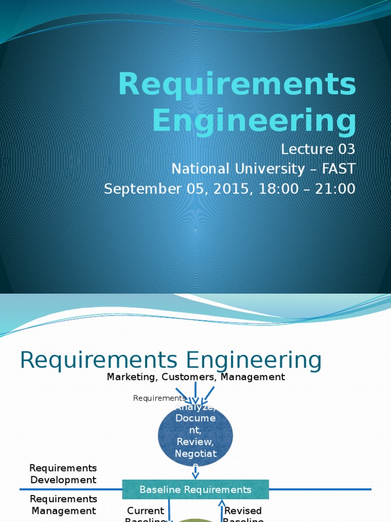 Requirements Engineering Lecture FAST National University | PDF | Specification (Technical ...