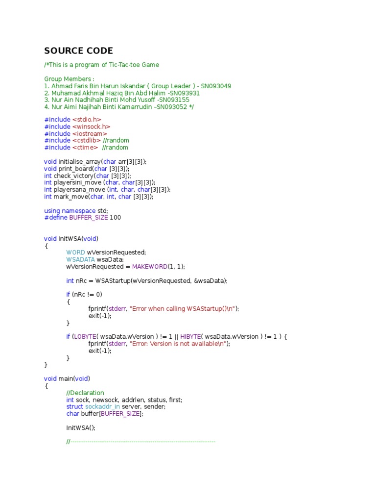 Source Code | PDF | Disabled Sports | Computer Programming
