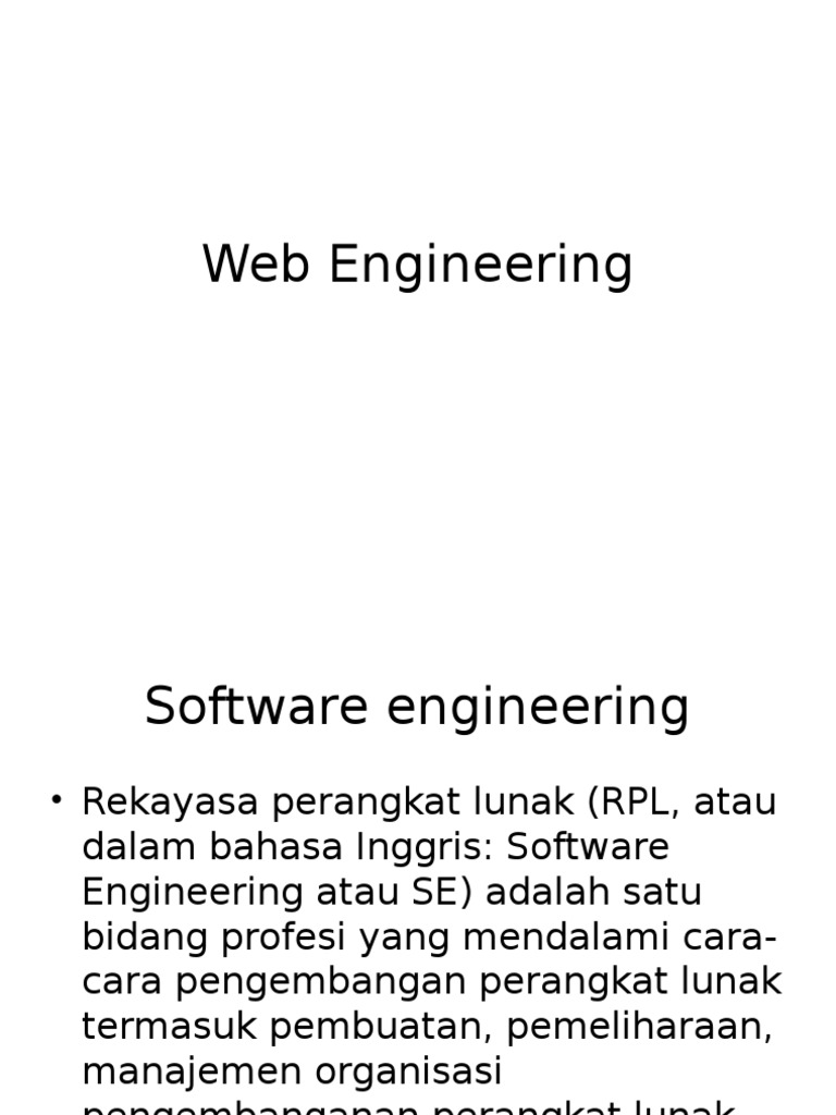 Pengenalan Dasar Web Engineering | PDF | Seni | Komputer