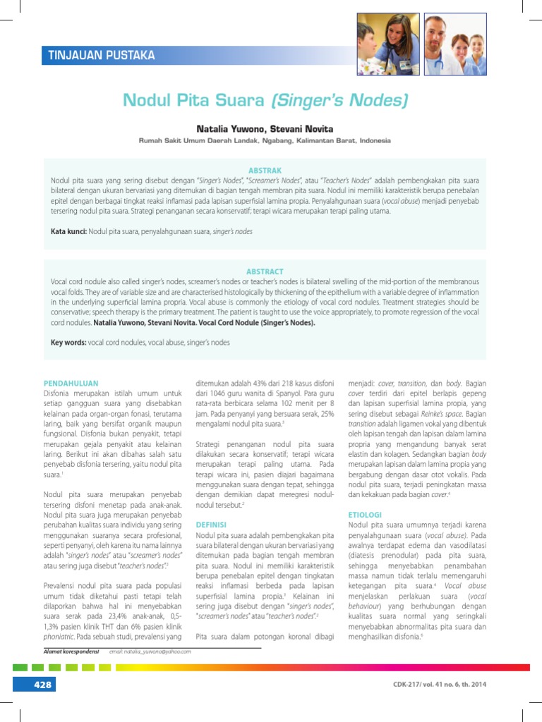 Nodul Pita Suara-Singers Nodes | PDF