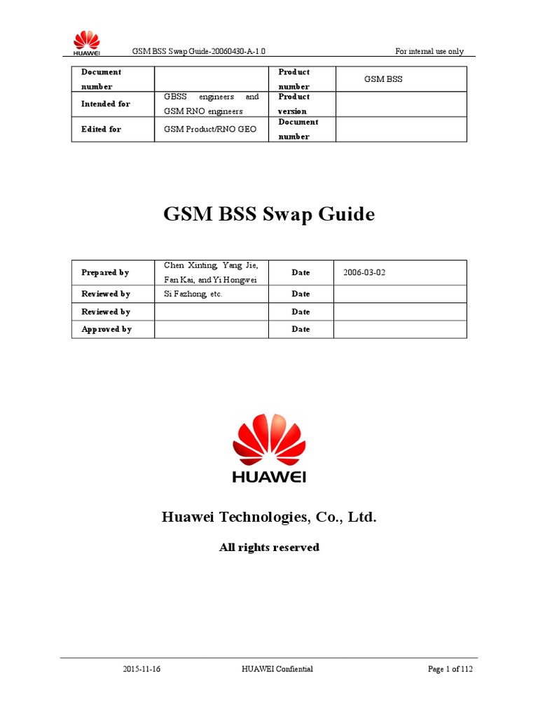 GSM Bss Swap Guide | Download Free PDF | Short Message Service ...