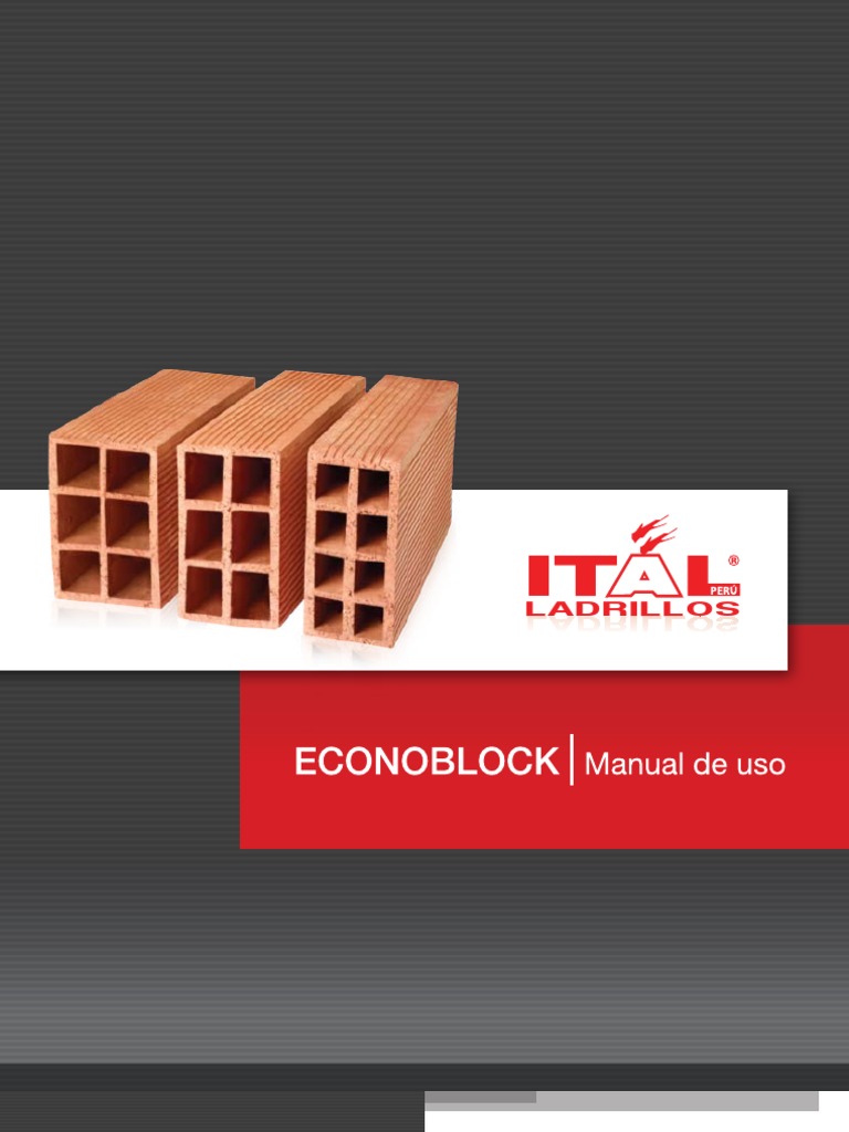 Econoblock - Ladrillos Italperu | PDF